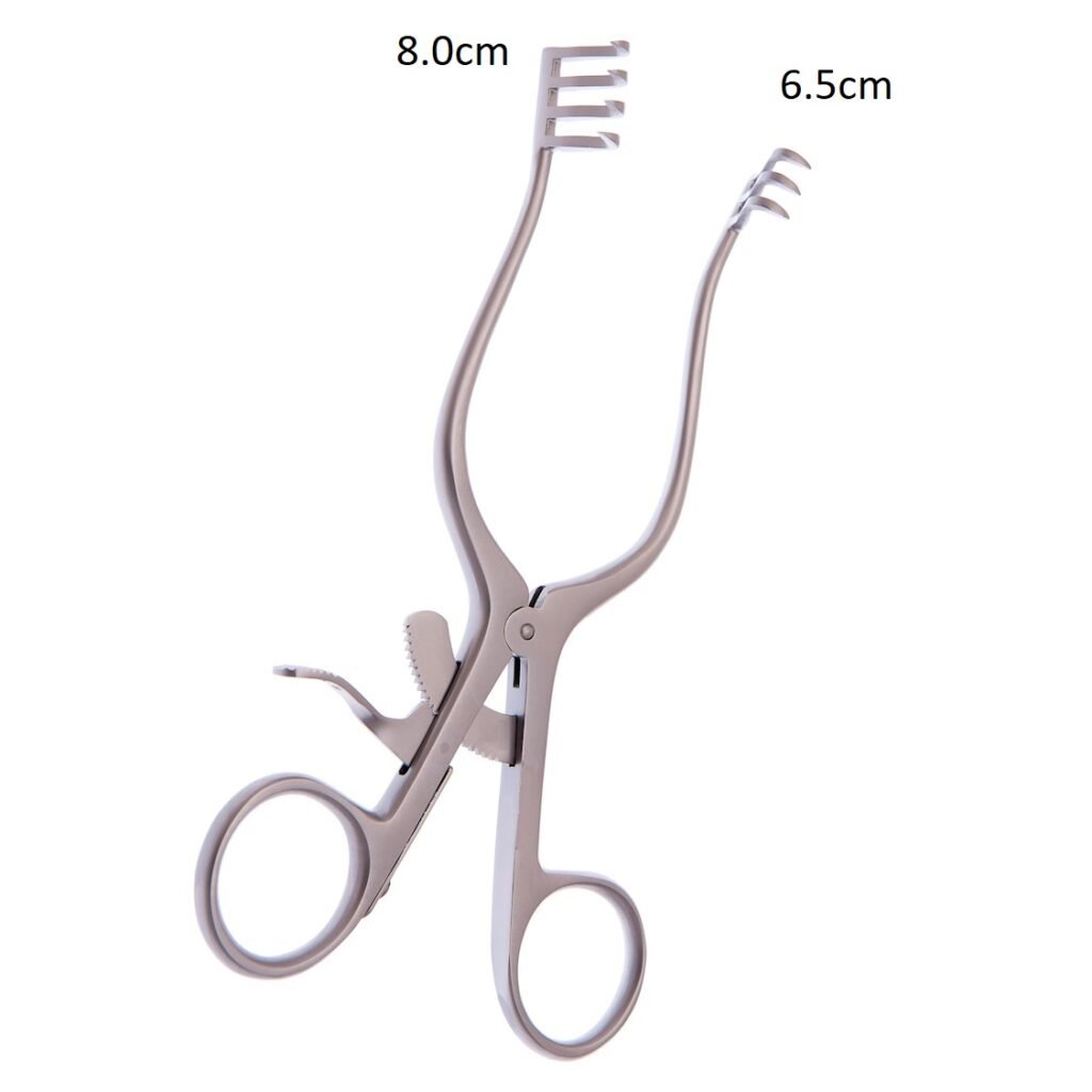Weitlaner Retractor, 3×4 Prongs, Sharp, 16.5cm - Inter Links, Dental ...